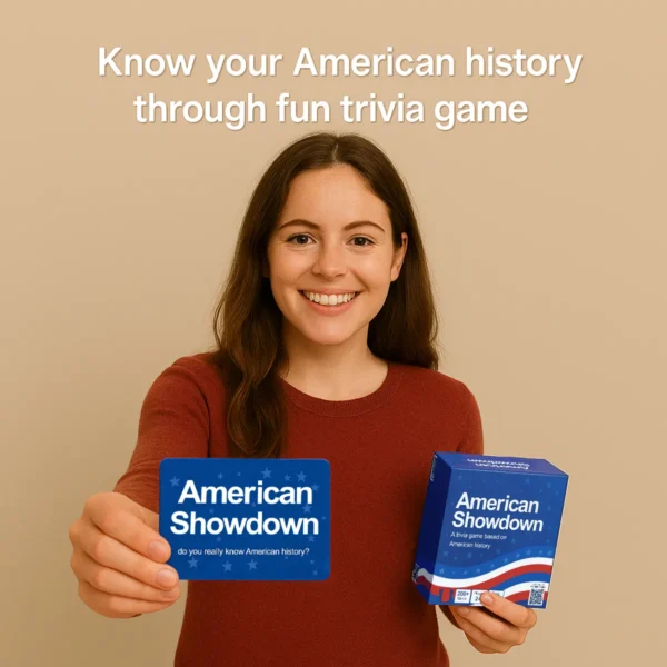 American Showdown- A Trivia Game Based on American History - Hero Cards